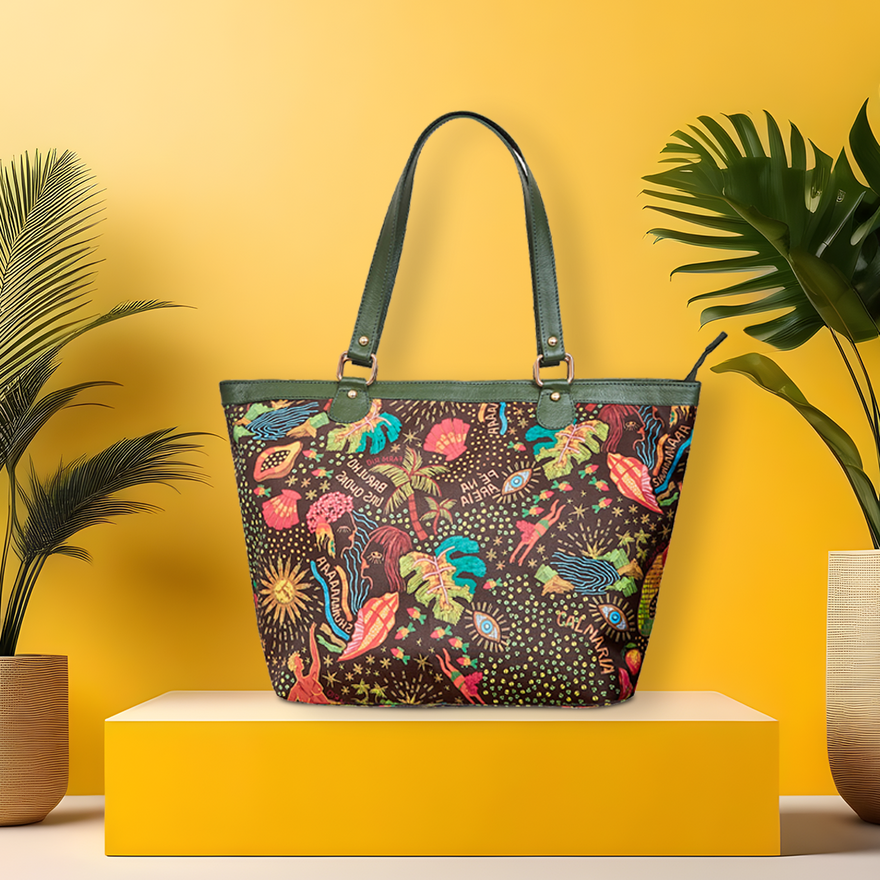 Luxury Hand-Painted Leather Bags | Custom Artisan Creations | Sishka
